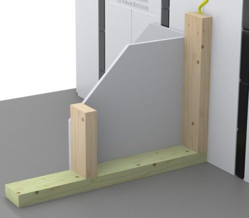 Intersecting Walls and InSoFast Panels | Continuous Insulation