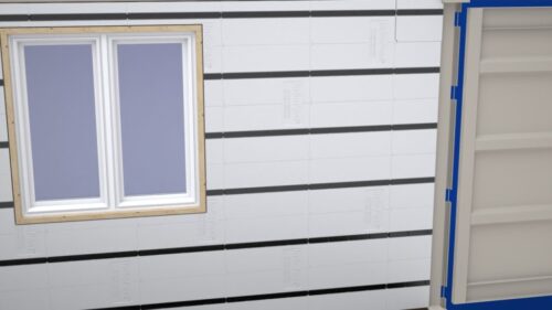 Sidewall Application | InSoFast Continuous Insulation Panels