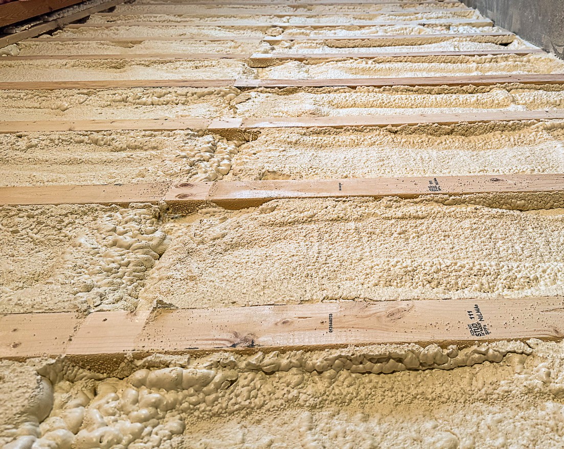 X-Bracket Floor Insulation | Comfortable | Radon Resistant